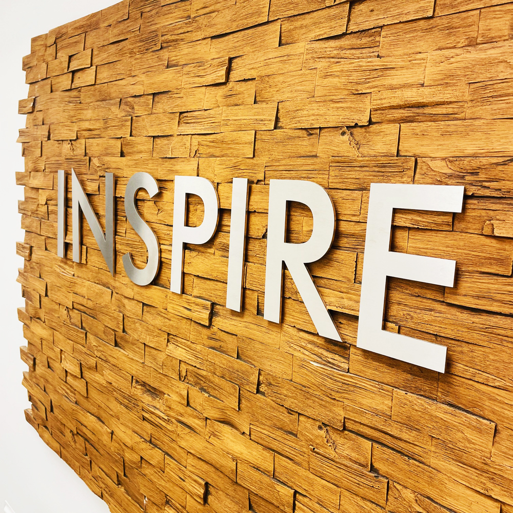Corten Panel and Letters- Make it Happen Signage Consultancy Ltd